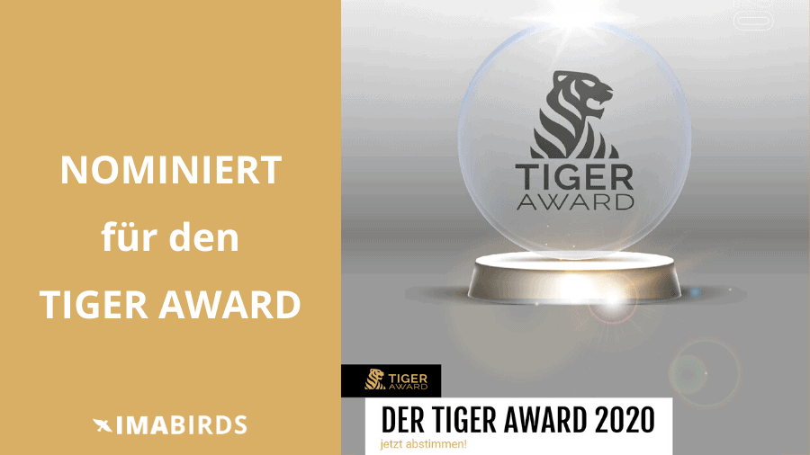 ImaBirds nominiert für den Tiger Award 2020